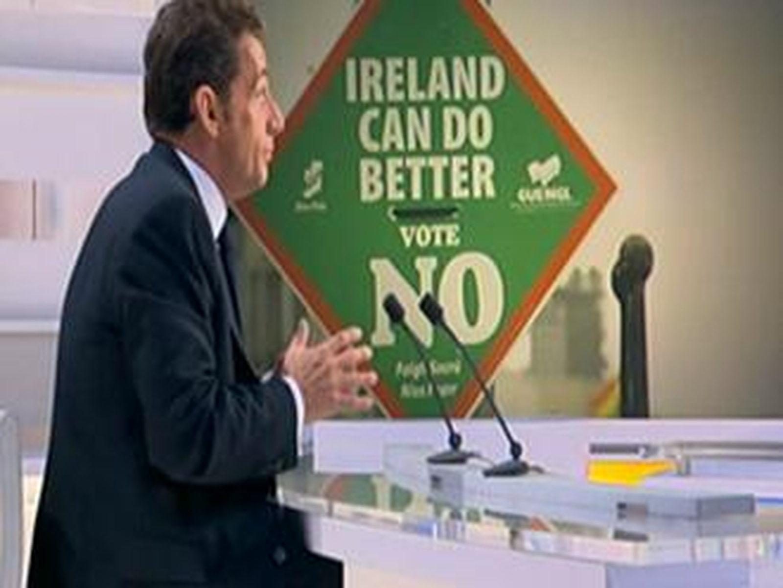 Sarkozy in Dublin to understand Lisbon issues