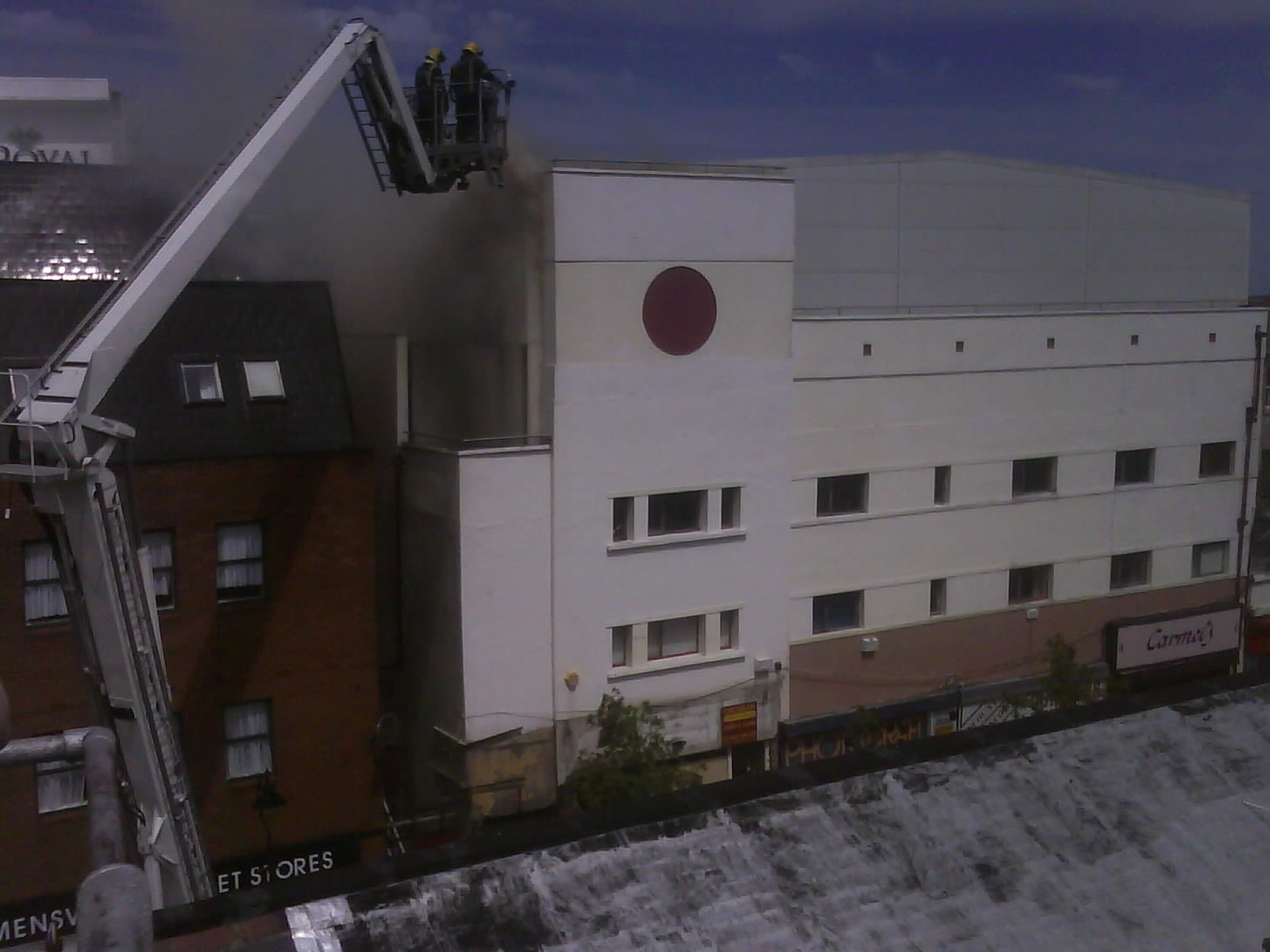 Fire damages vacant Bray cinema