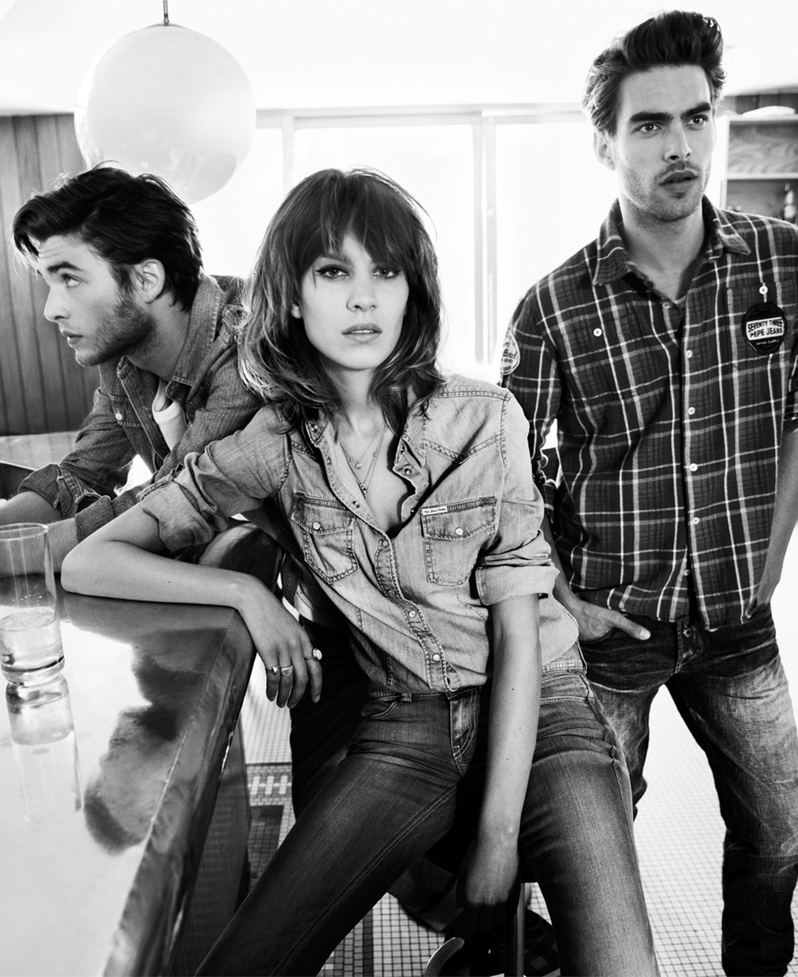 Chung models for Pepe Jeans