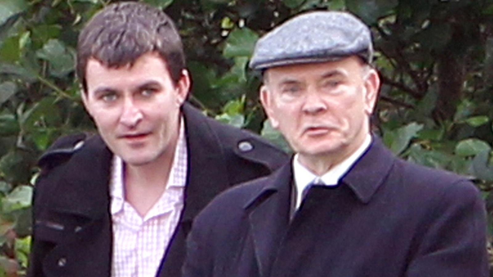 Peter Darragh Quinn seen at GAA match in NI