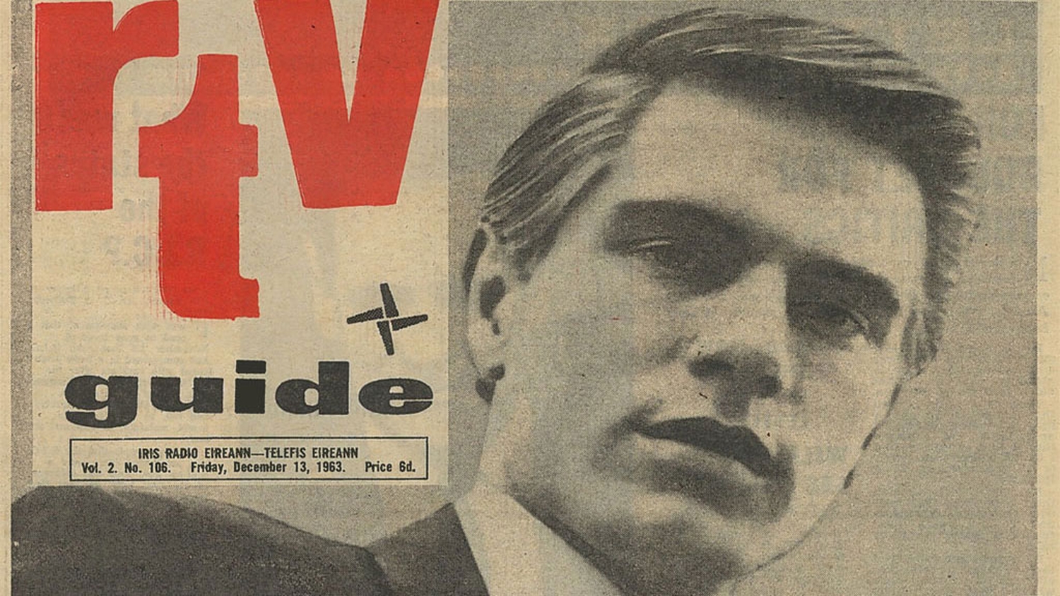 RTÉ Archives | Adam Faith on Cover of RTV Guide 1963