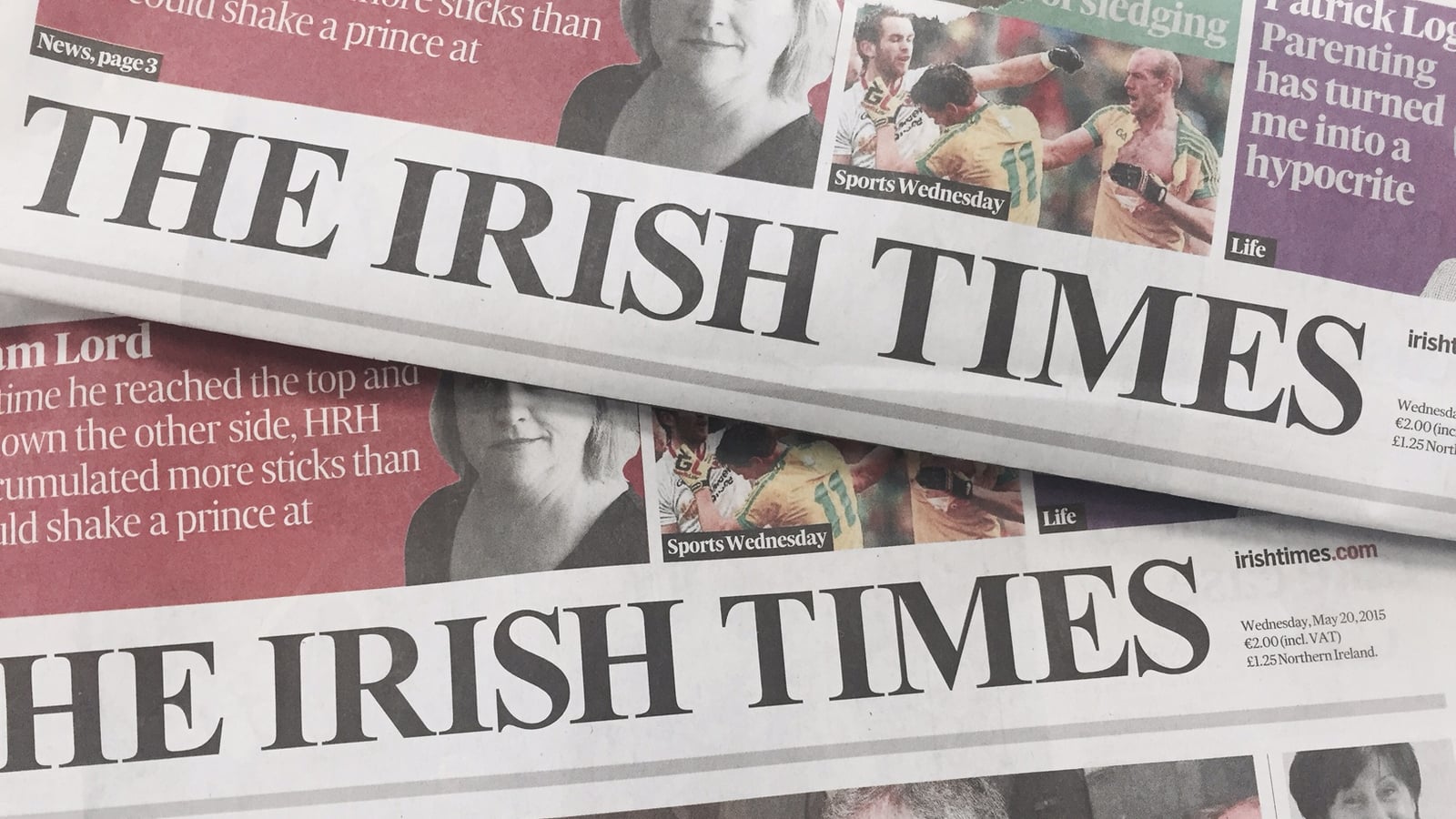 Irish Times alleges trade mark infringement