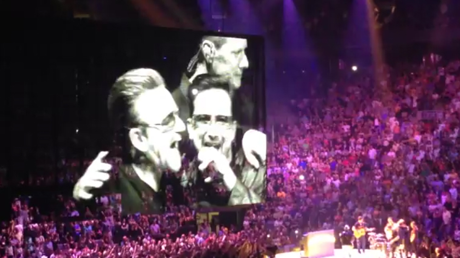 U2 invite tribute band onstage at Toronto show