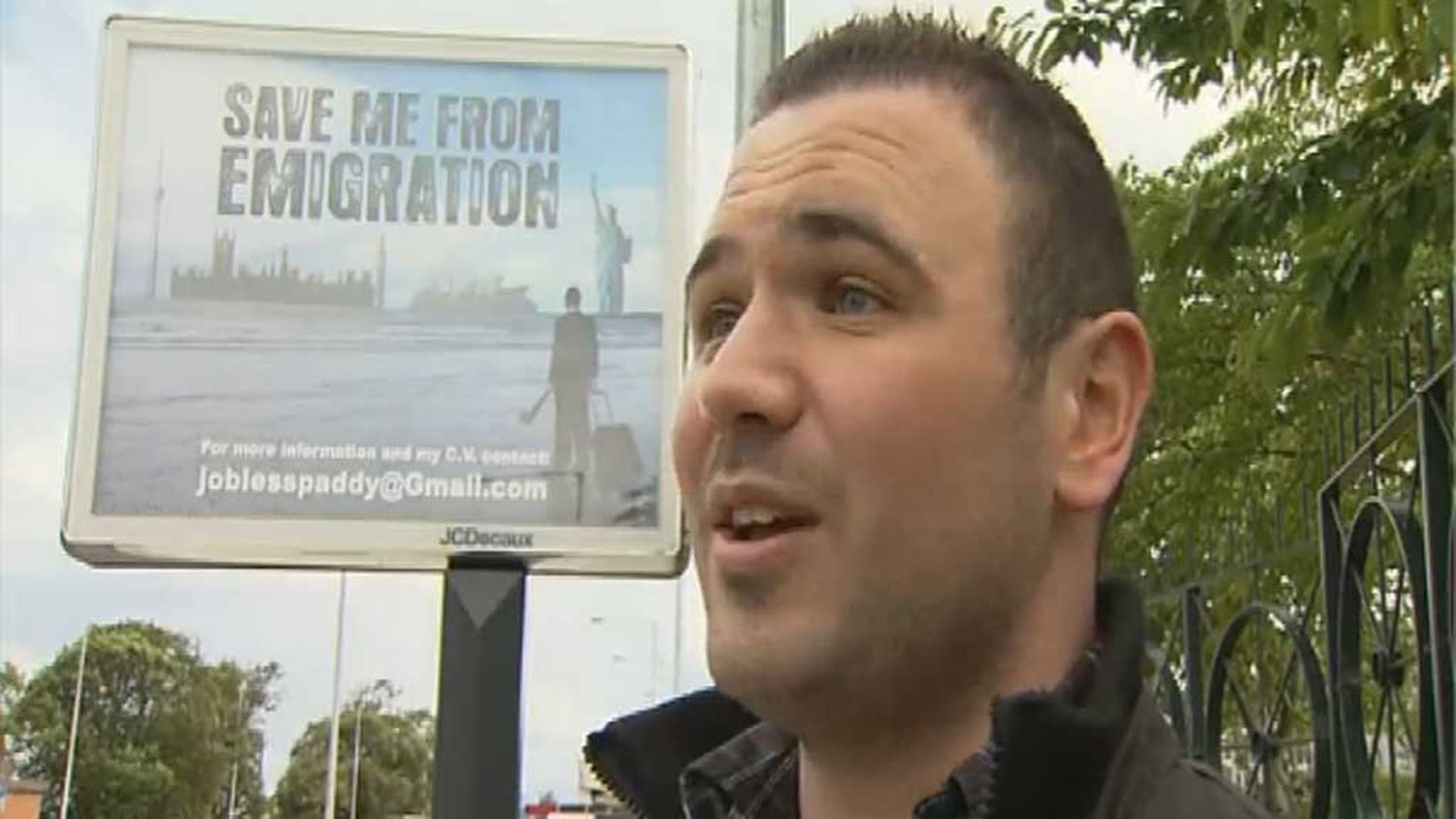 RTÉ Archives | Work | Jobless Paddy Billboard