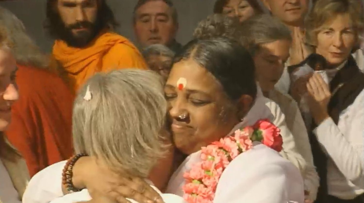 RTÉ Archives | Religion | Hugging Saint Amma