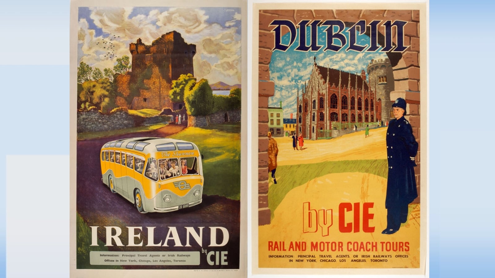 Posters promoting Ireland in 1900s available online