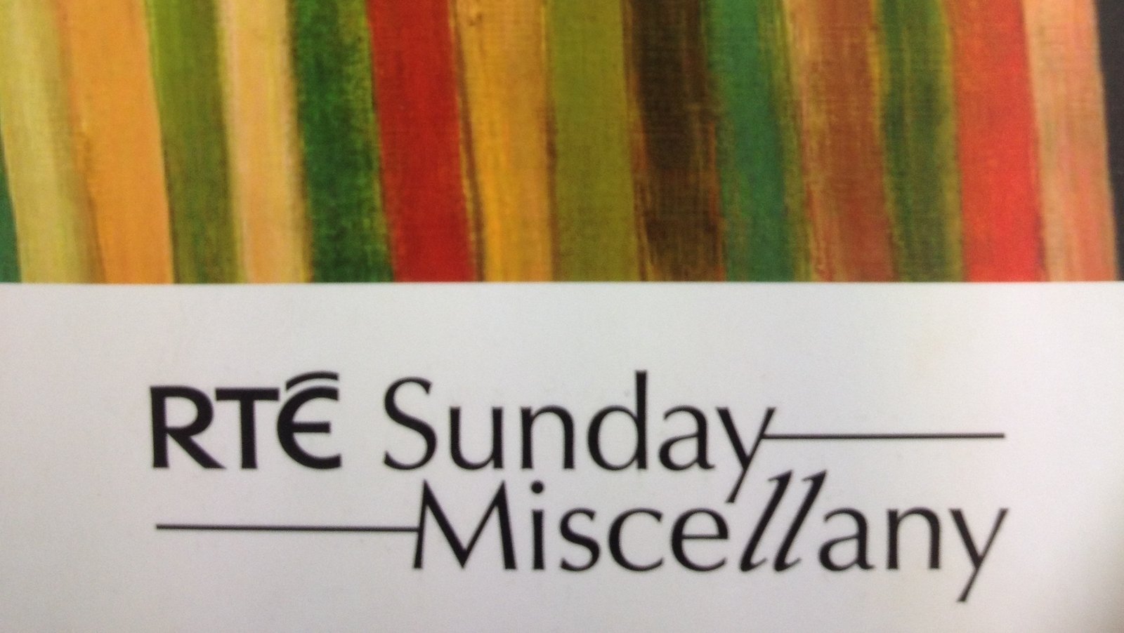 Watch: Sunday Miscellany special for Culture Night