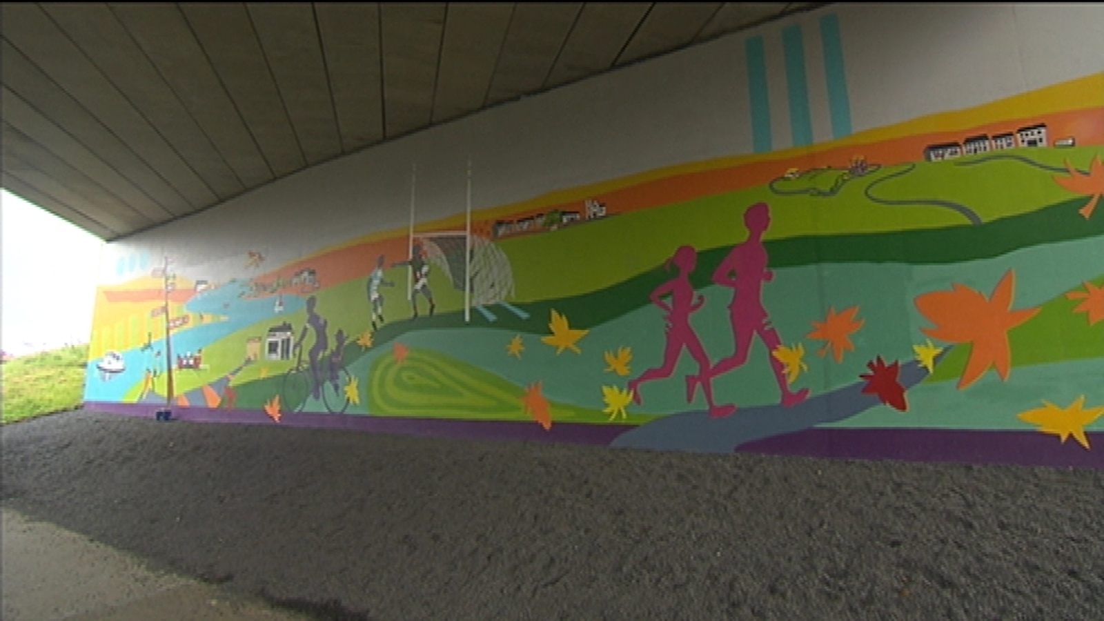 Turning graffiti into art in Athlone