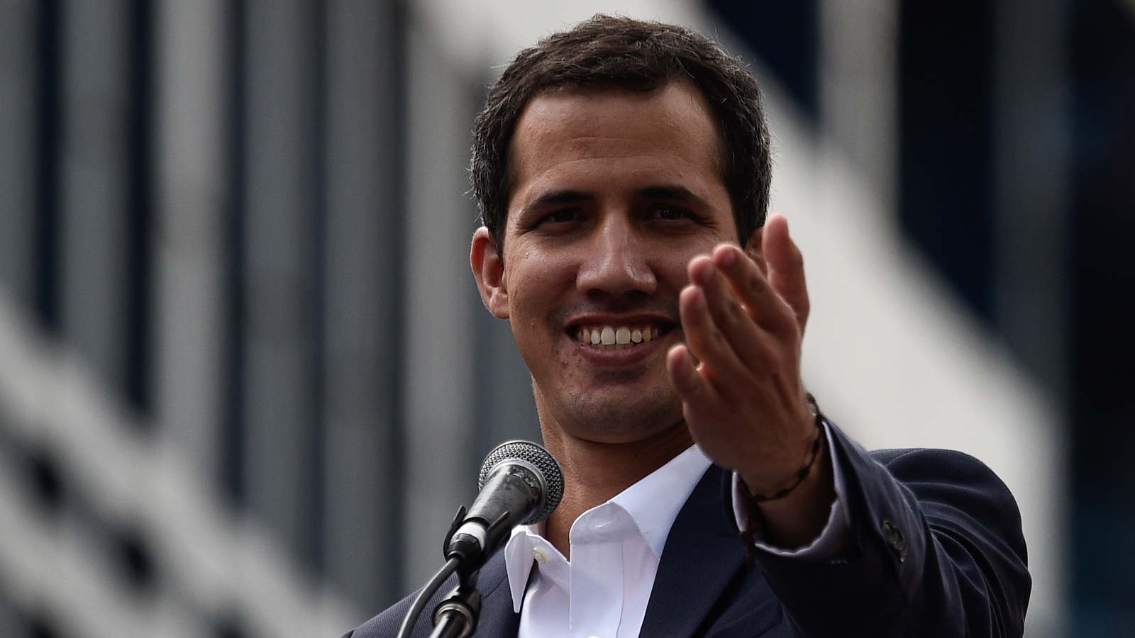 Who is Venezuela's self-appointed interim president?