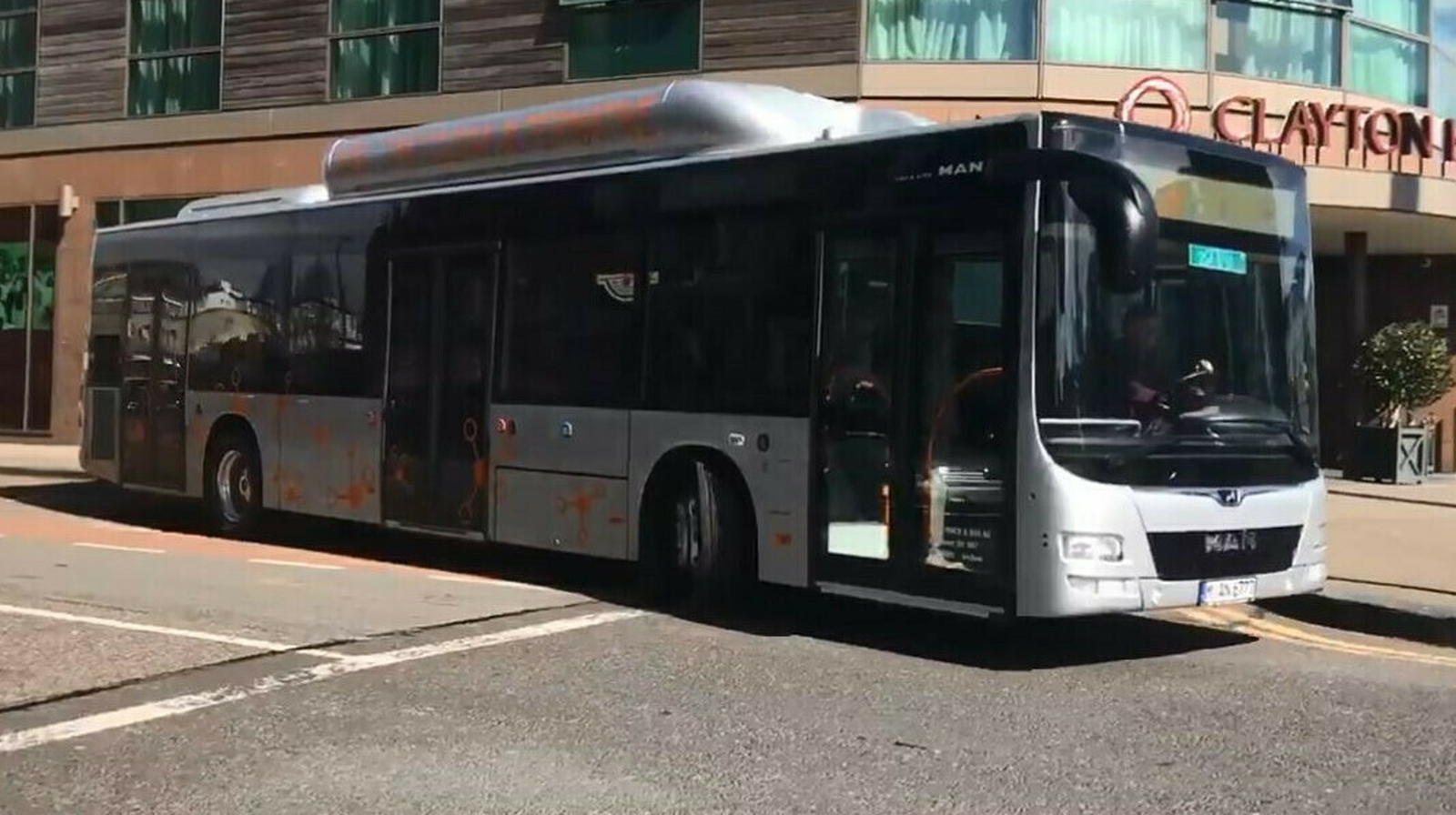 Passengers travel on 'green bus' in Cork trial
