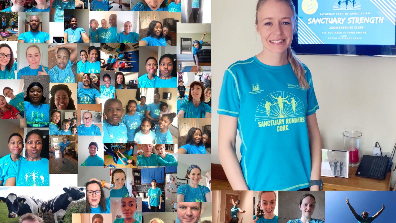 Olympians help Direct Provision with virtual workouts