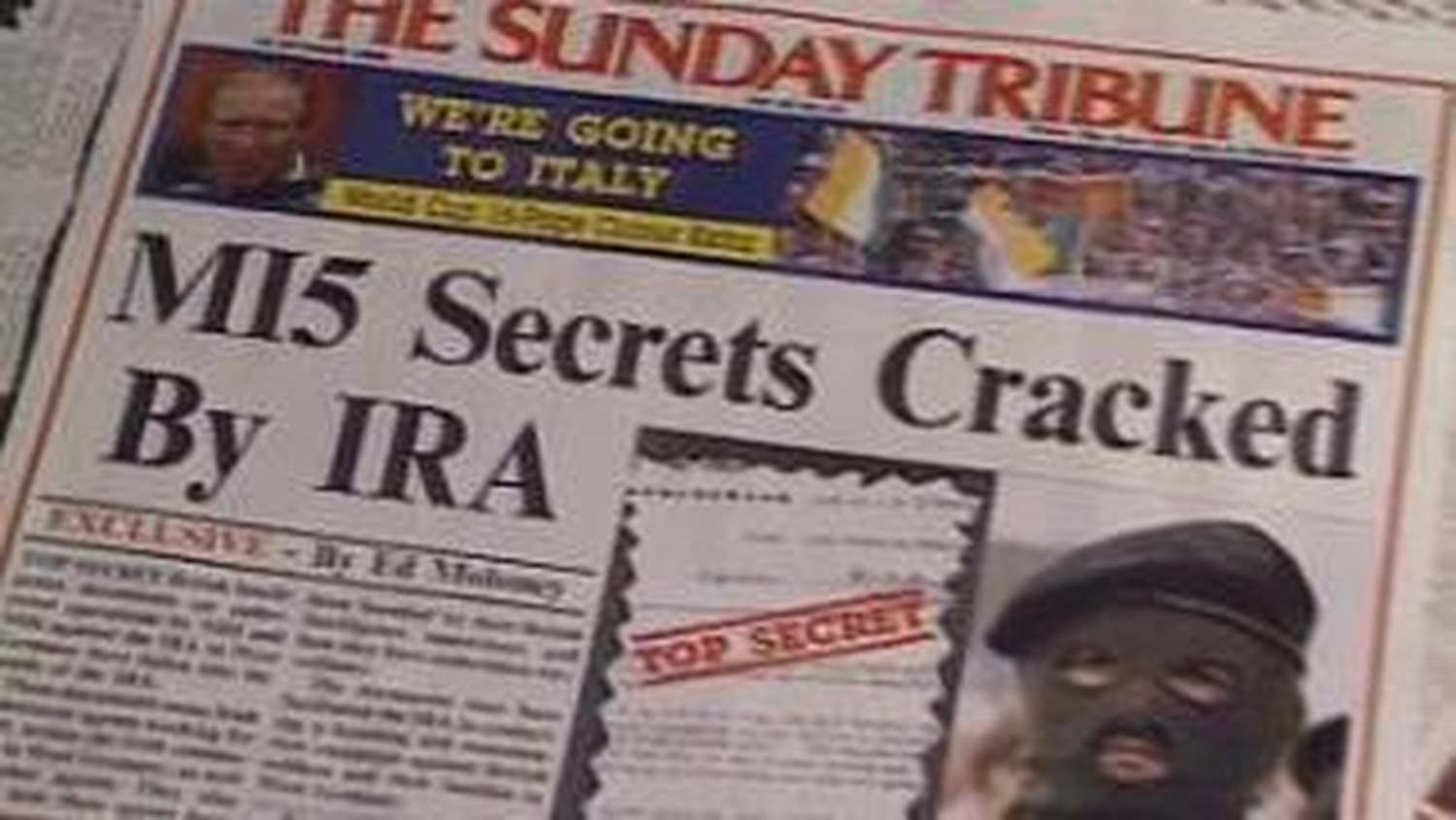 RTÉ Archives | Collections | MI5 Documents Leaked To IRA