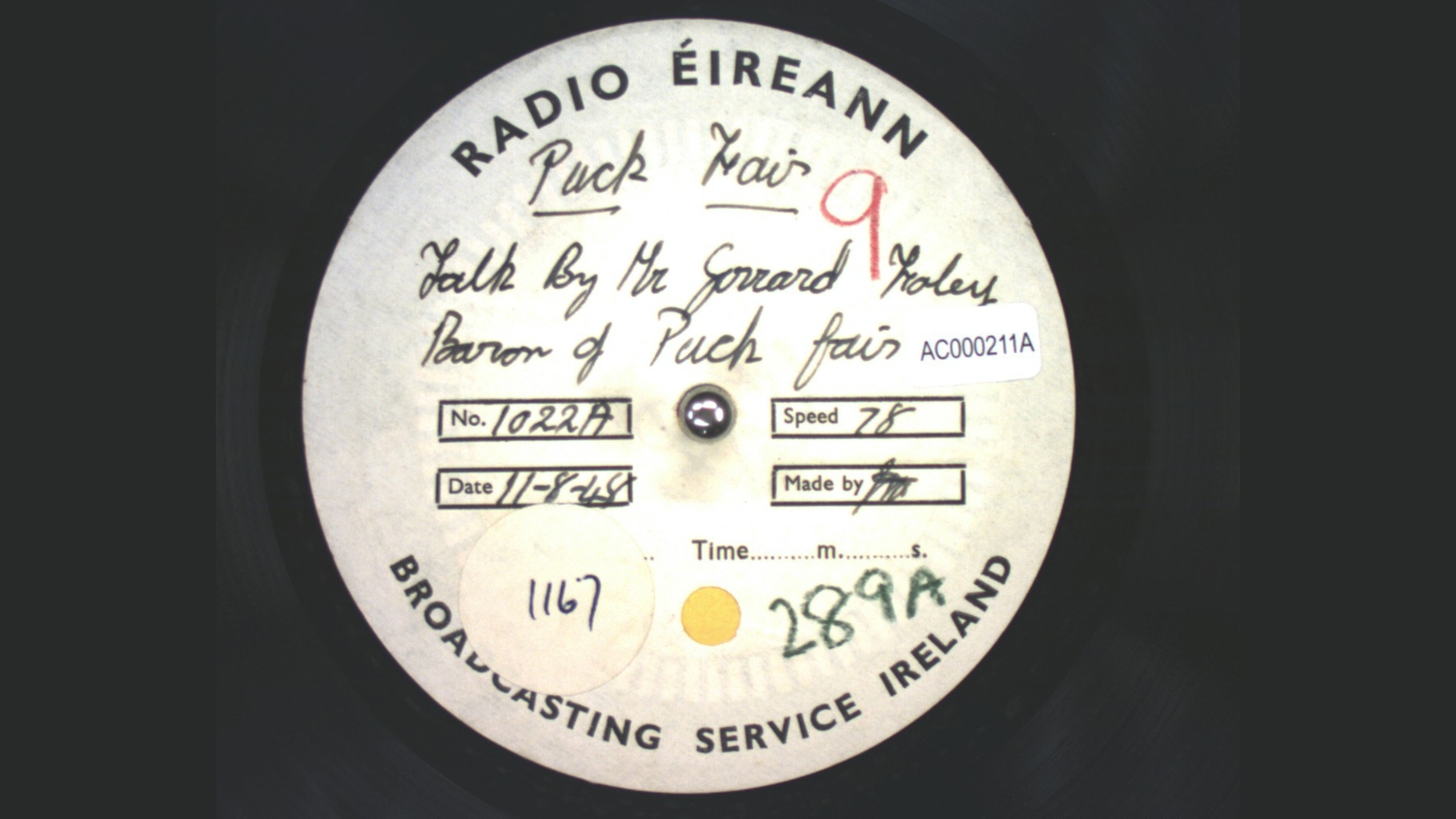 RTÉ Archives | Collections | Puck Fair : Gerard Foley Baron