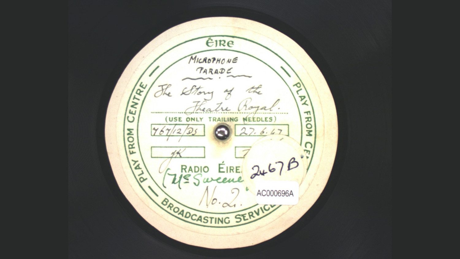 RTÉ Archives | Collections | Microphone Parade : Theatre Royal