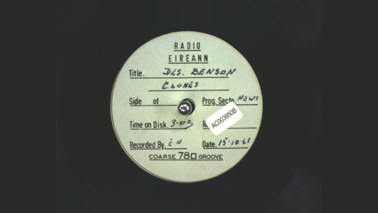 RTÉ Archives | Collections | Clones Credit Union