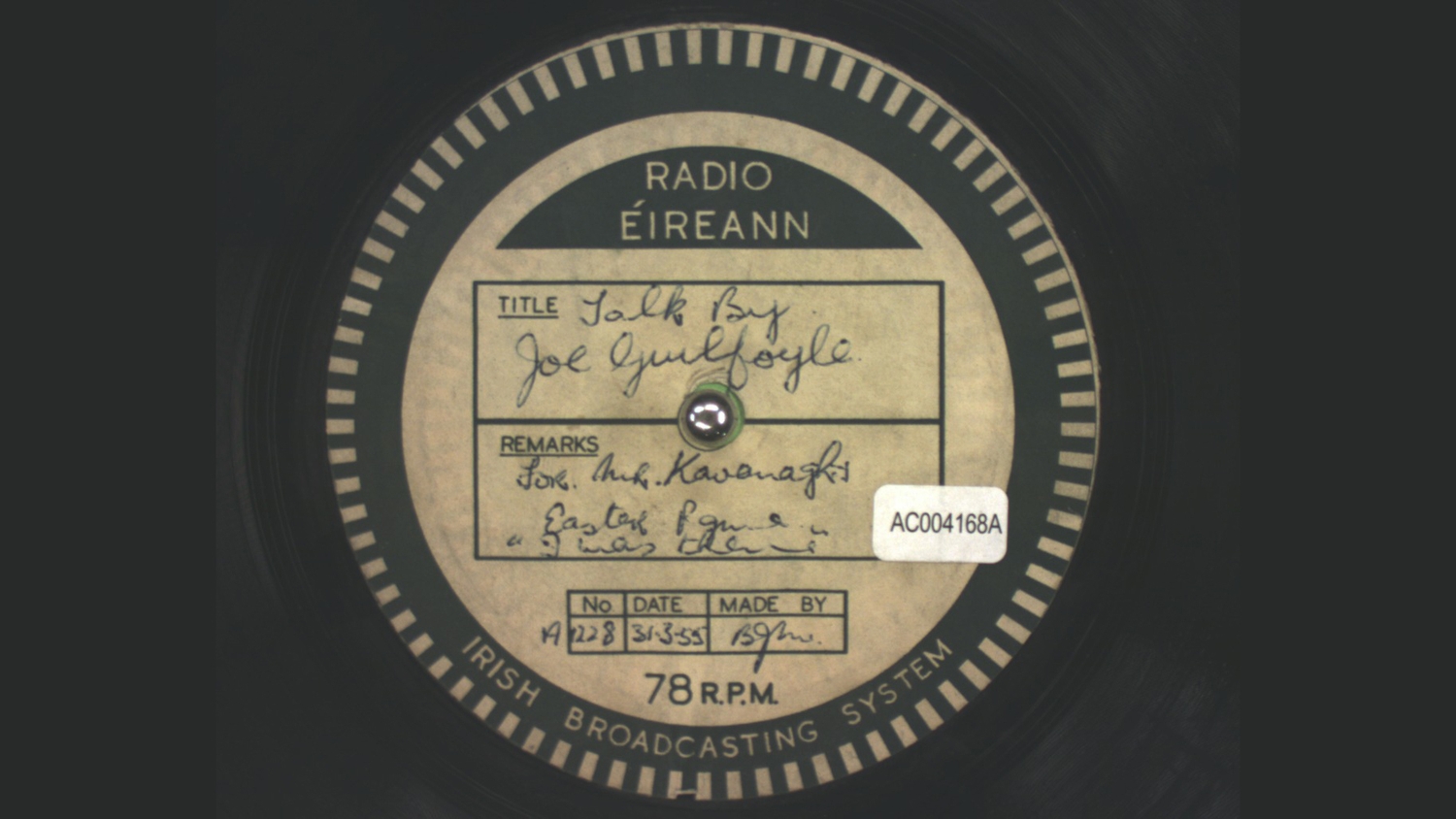 RTÉ Archives | Collections | Tales Out Of School : Joe Guilfoyle