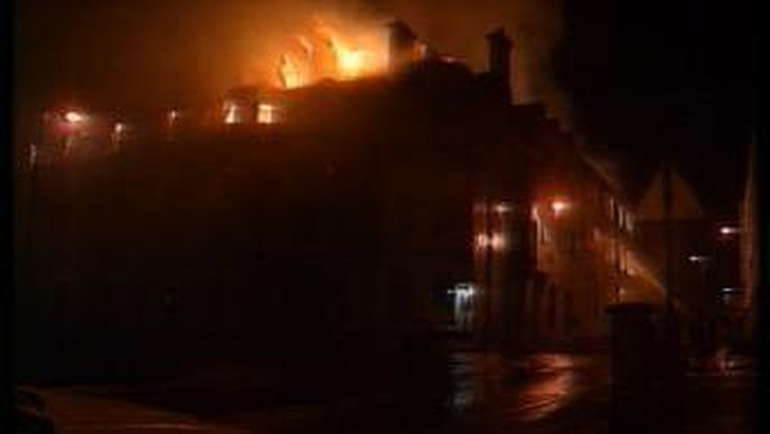 RTÉ Archives | Collections | Hotel Fire In Portrush