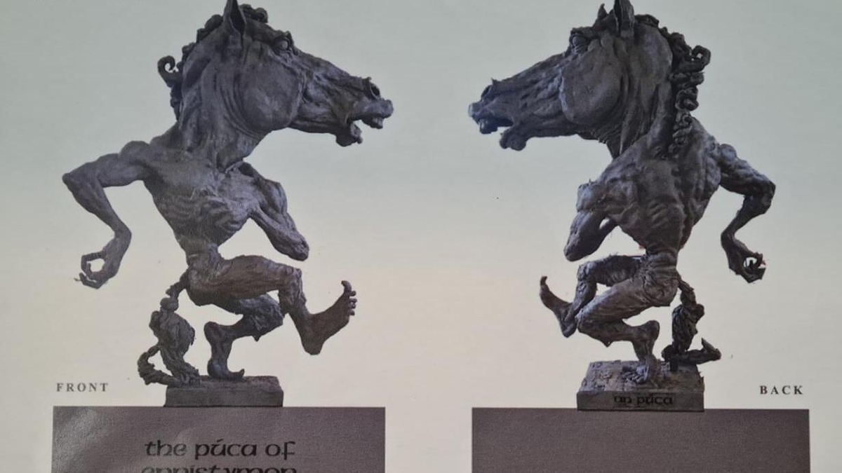 Bronze statue to depict Púca at Burren in Co. Clare | Morning Ireland ...