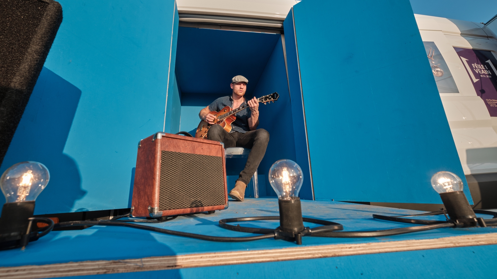 How can you get a festival into a van?