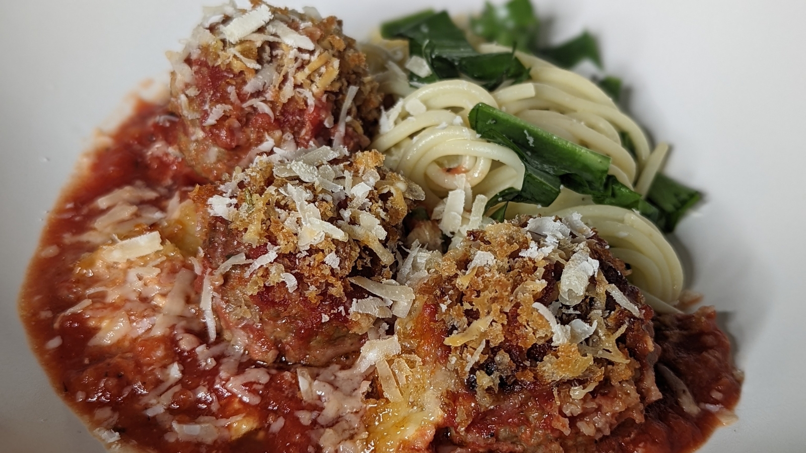 Kevin Aherne's spaghetti & meatballs: Today