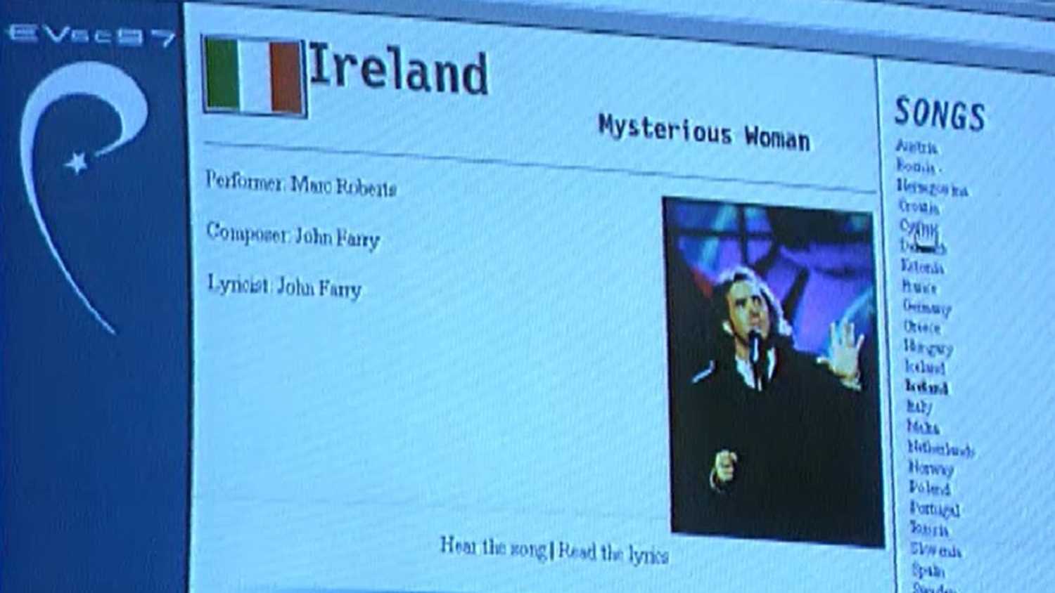 RTÉ Archives | Technology | Eurovision Online