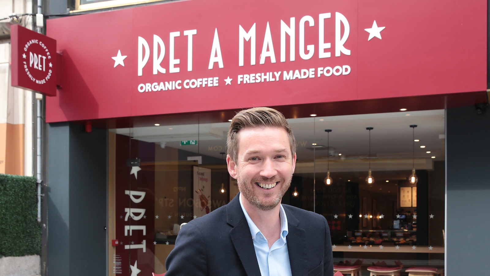 Pret A Manger opens first shop in Ireland today