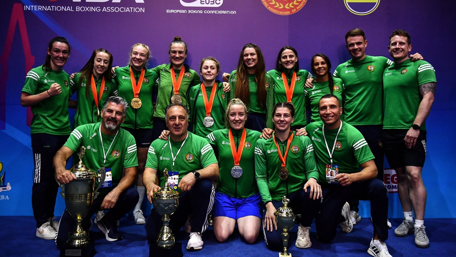 Harrington, Broadhurst & O'Rourke earn gold for Ireland