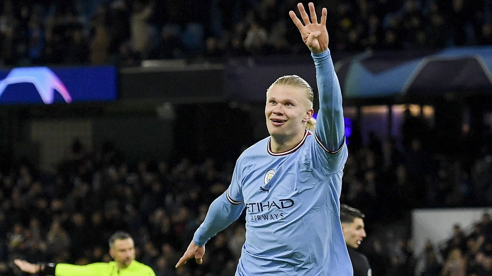 Haaland scores five as City swat aside RB Leipzig