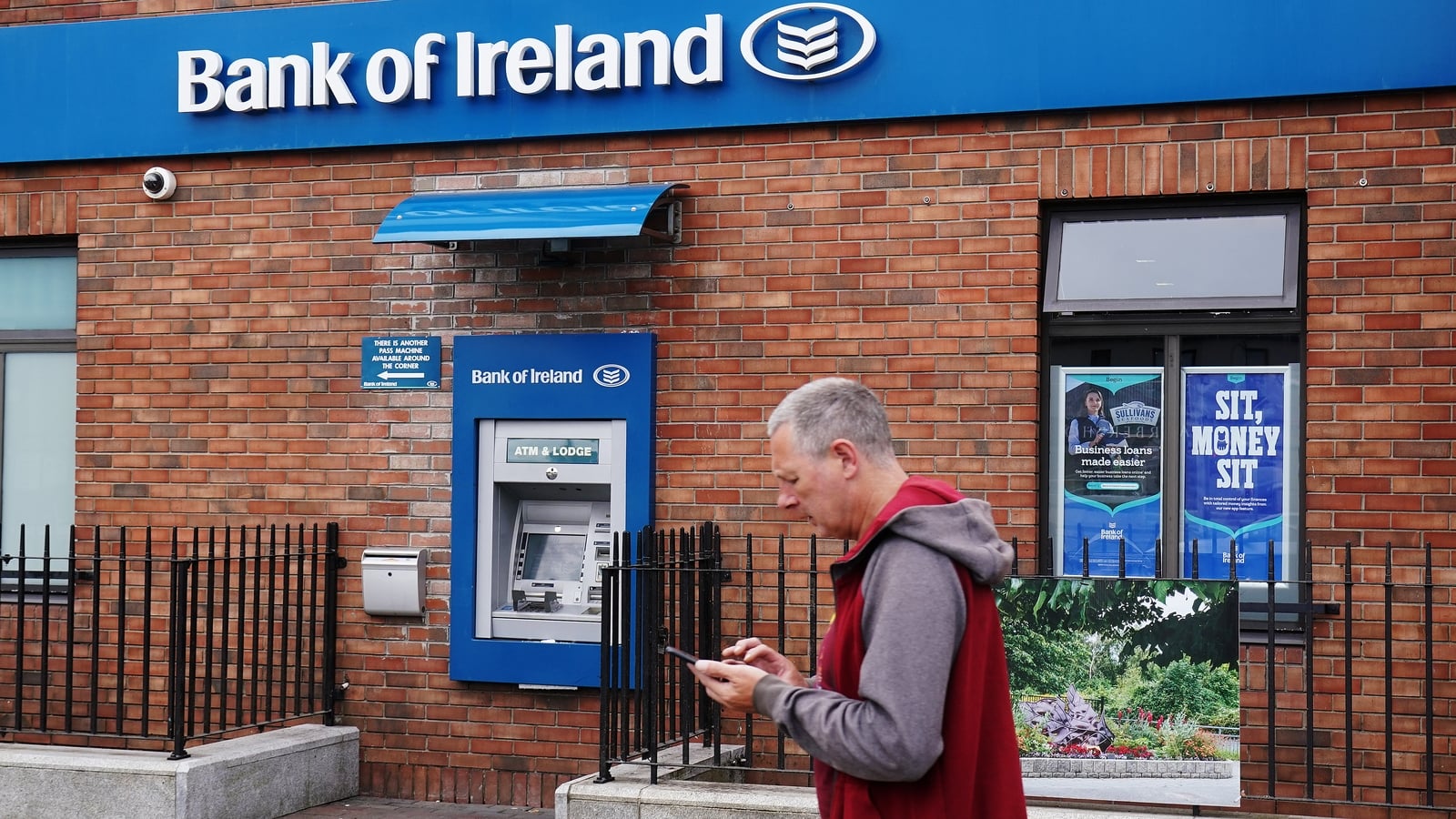 Bank of Ireland to invest over €60m in ATMs, branches
