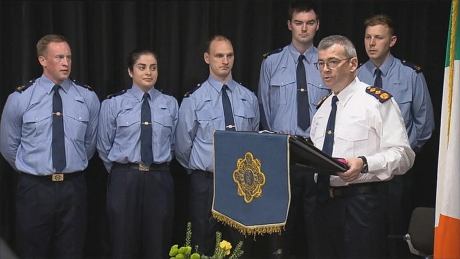 RTÉ Archives | Society | Drew Harris Sworn In