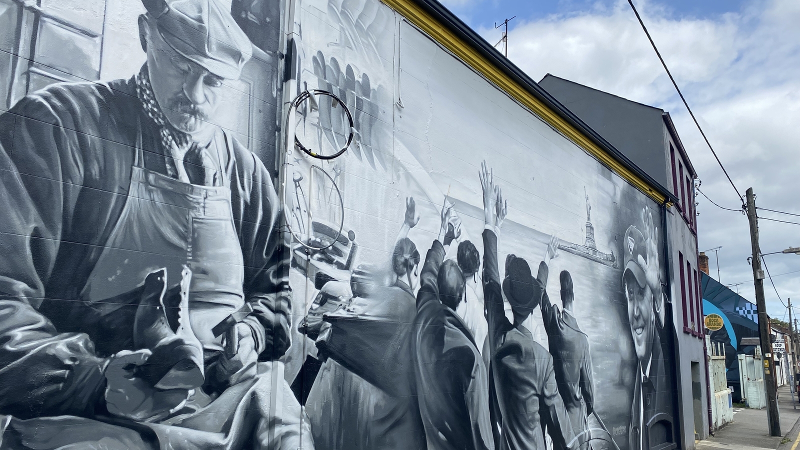 Dundalk murals celebrate myths, magic and Joe Biden
