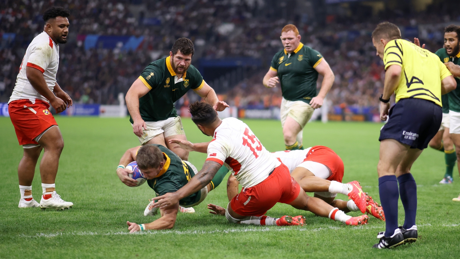 South Africa edge towards quarters with win over Tonga