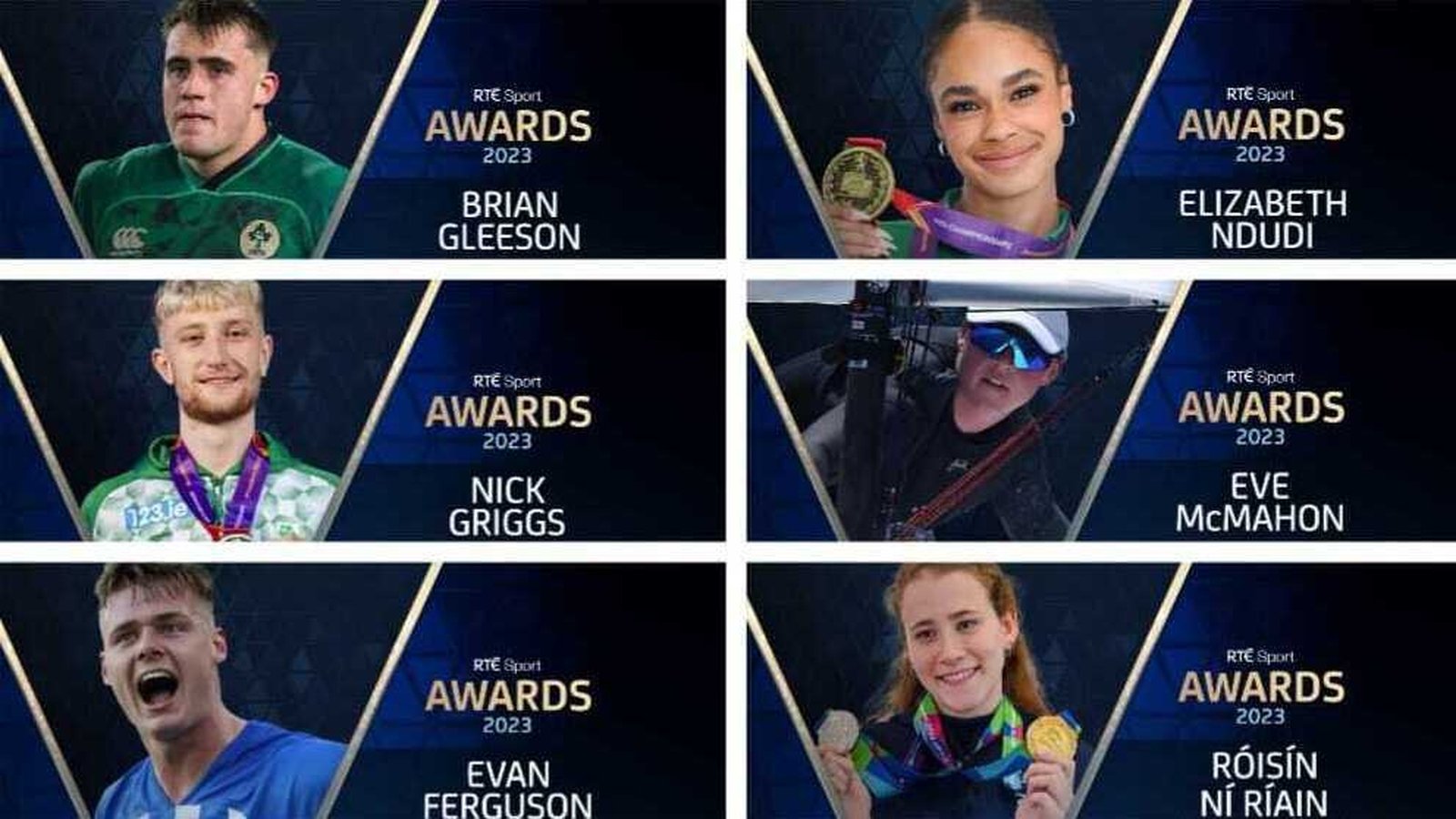 RTÉ Sport Young Sportsperson of the Year nominees