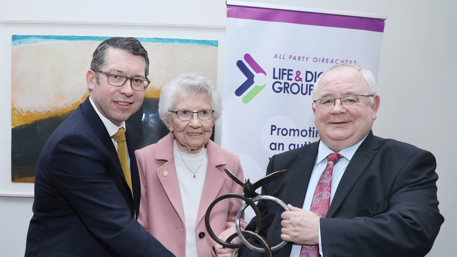 Sr Catherine Lillis presented with Human Dignity Award