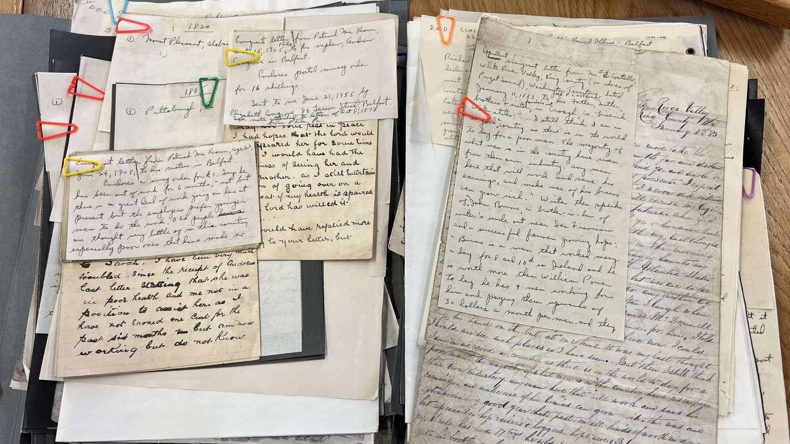 Online archive showcases 400 years of emigrant letters