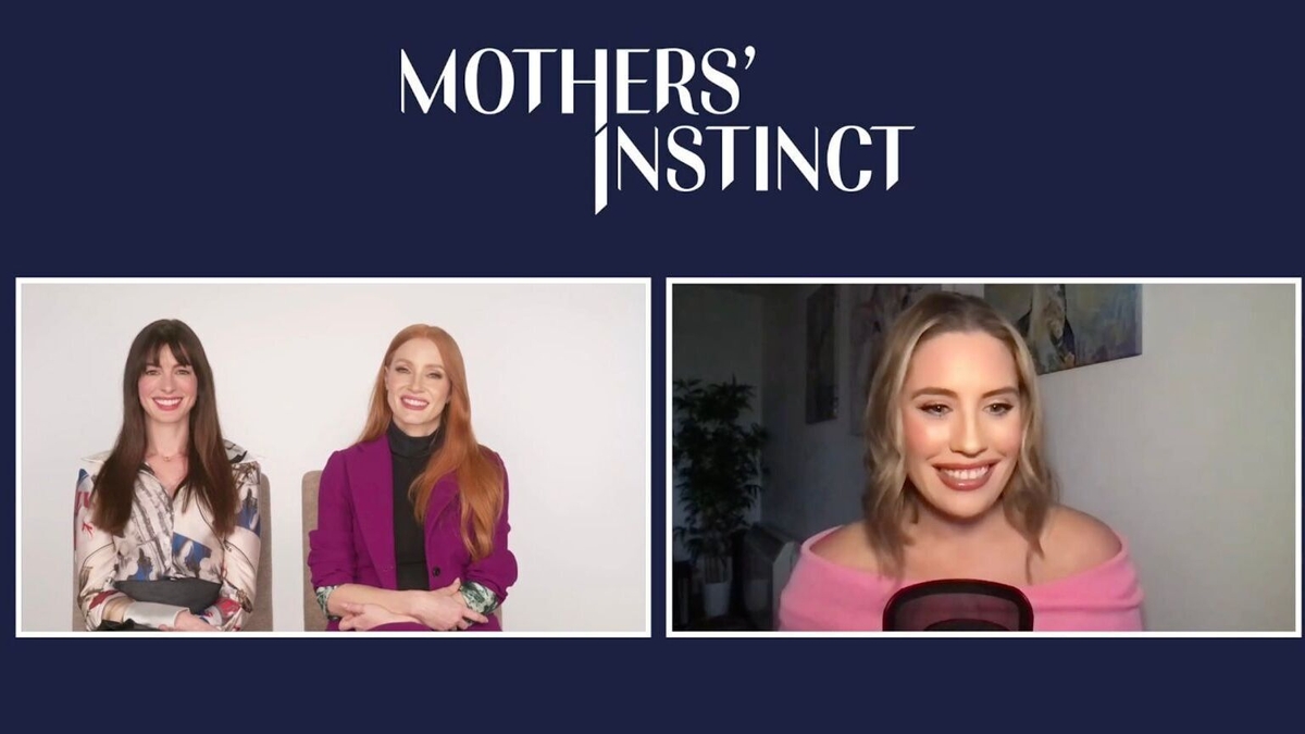 Emma Power interviews Anne Hathaway and Jessica Chastain | Roz and Emma ...