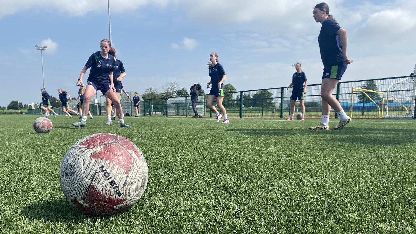 Students complete first TY football course for girls