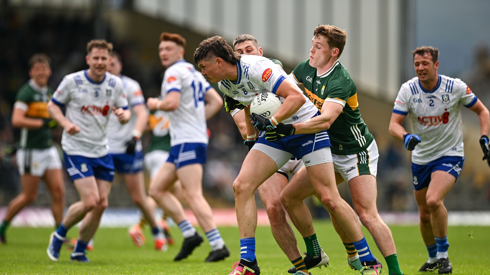 Louth game set up for Monaghan being Monaghan