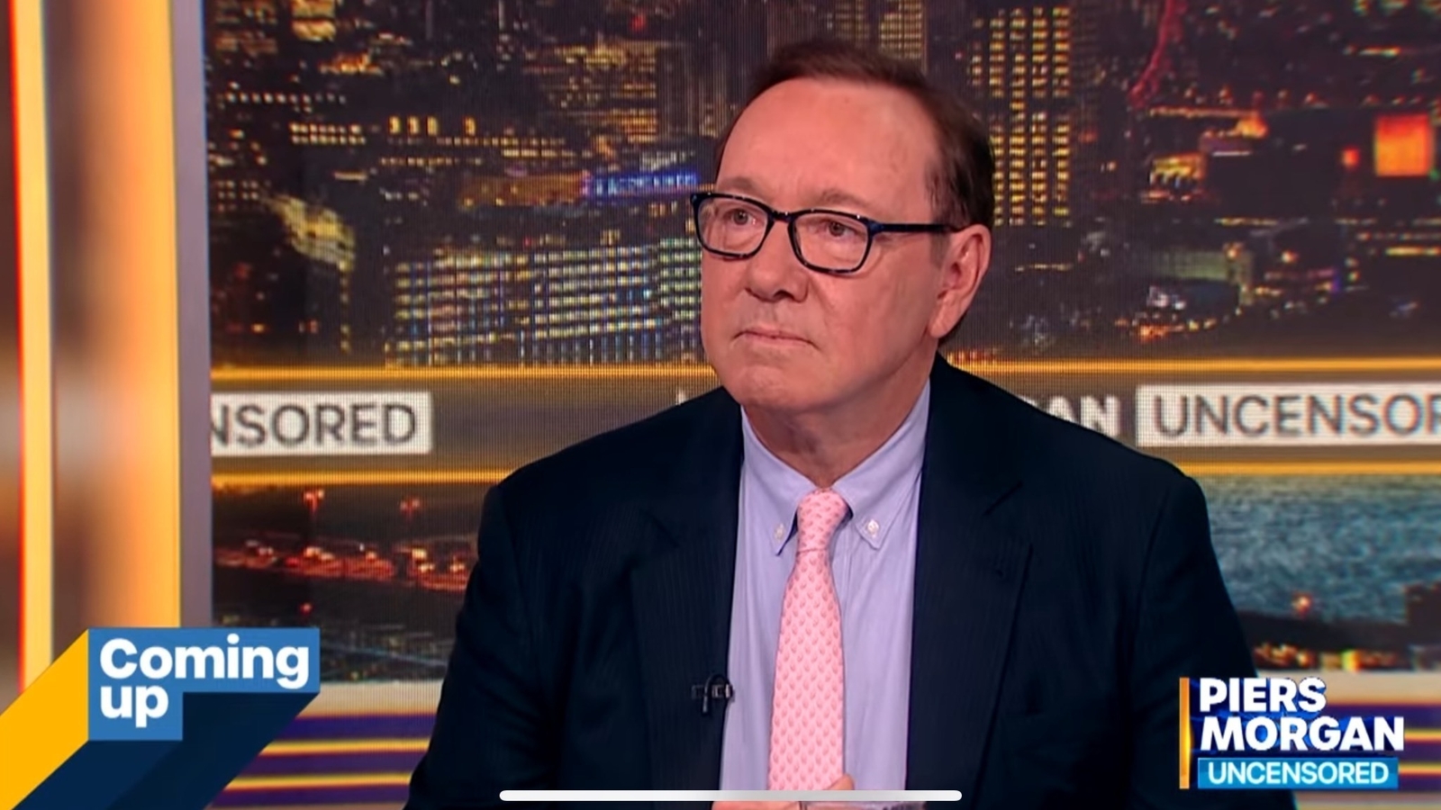 Kevin Spacey tells Piers Morgan he was 'too handsy'