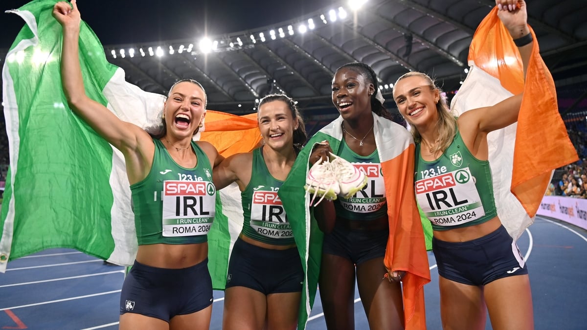 Ireland's women claim silver in 4x400m relay at European Championships ...