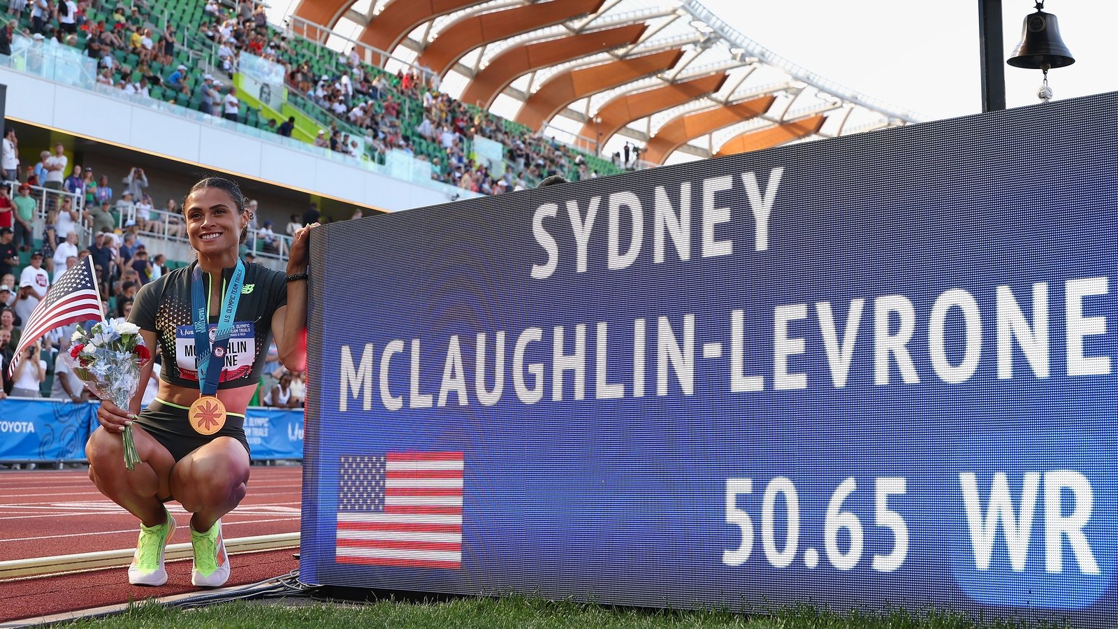 McLaughlin-Levrone sets new 400m hurdles world record