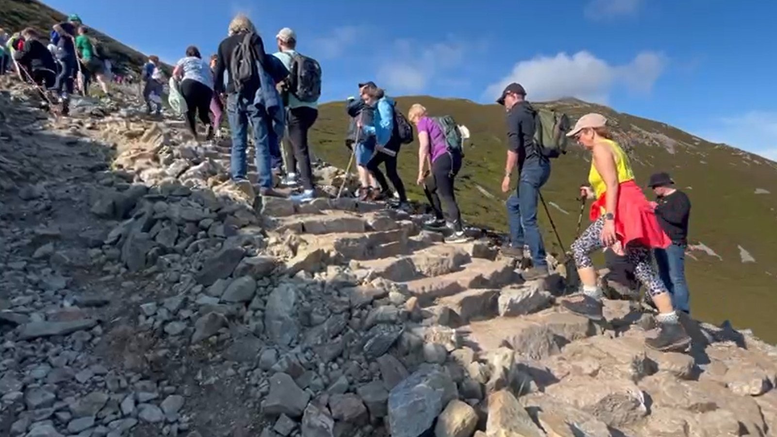 Thousands climb Croagh Patrick for Reek Sunday