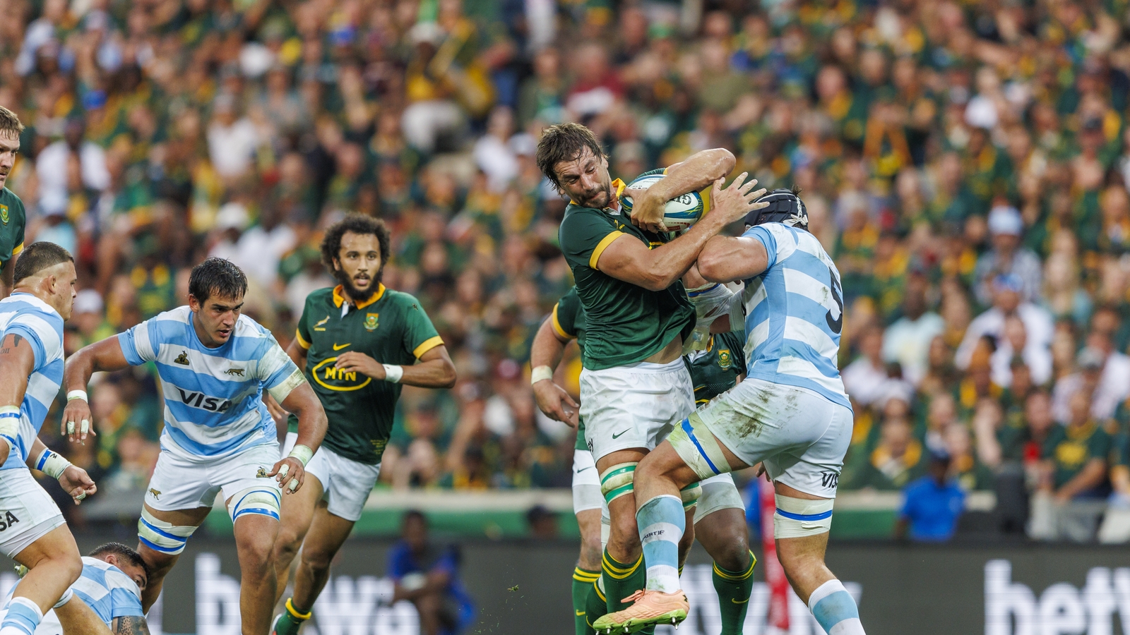 Springboks claim title on Etzebeth's special day