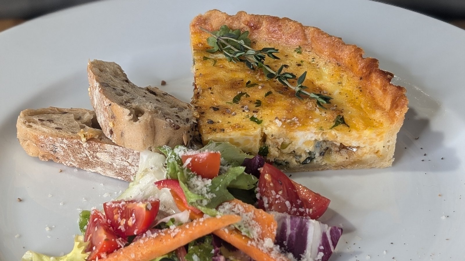 Sarah Butler's quiche: Today
