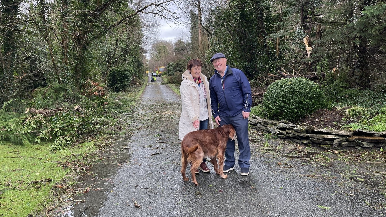 'We couldn't get in or out' - storm's impact felt in west