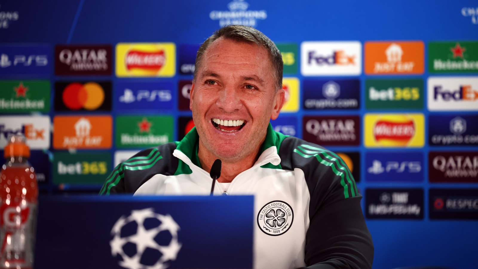 Rodgers hails Kane as Celtic prepare for Bayern clash