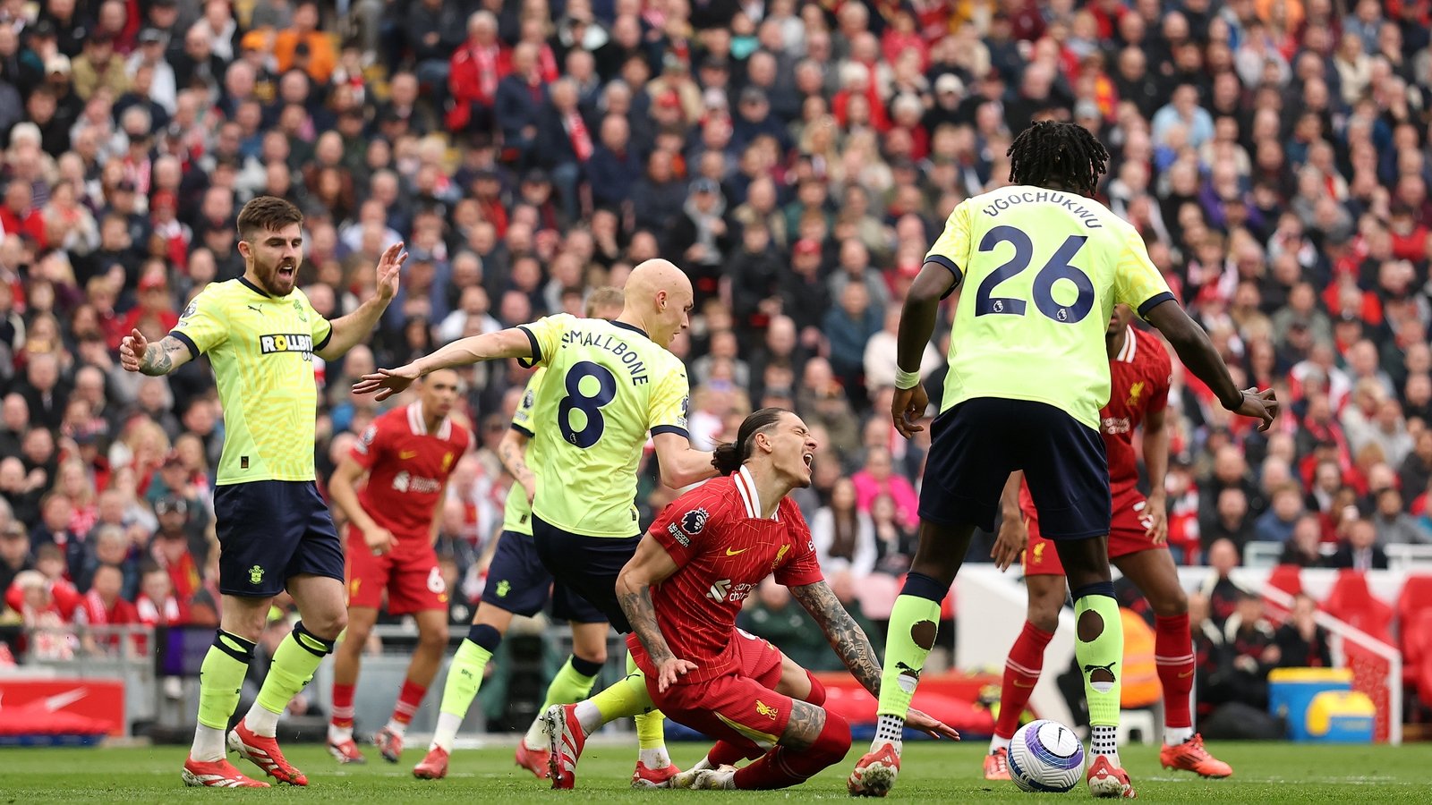 Smallbone scores but Liverpool extend lead at top