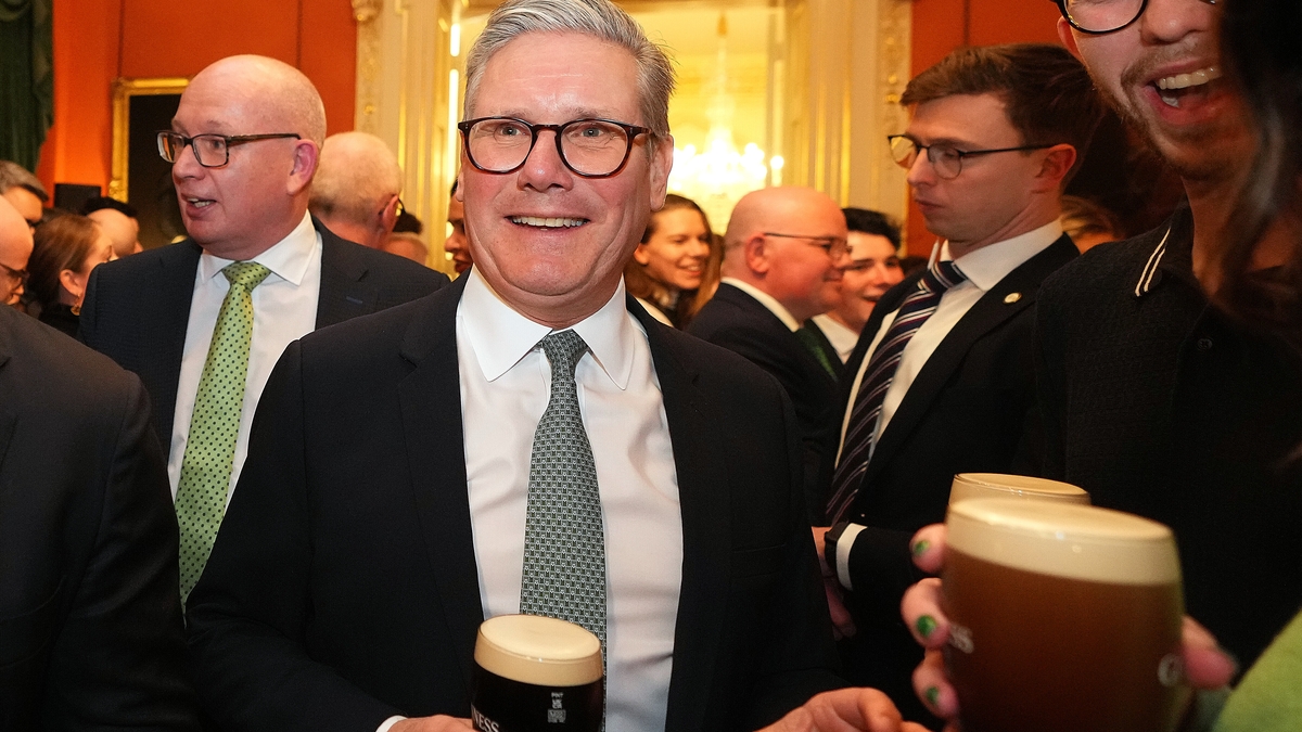 Kier Starmer hosts first St. Patrick's Day reception at Downing Street ...
