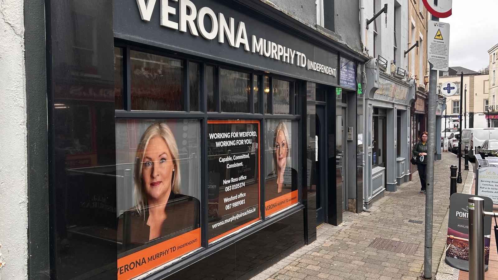 Support and criticism for Verona Murphy in New Ross