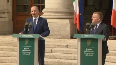 Video | 'We can and will weather this storm' - Taoiseach on tariffs | RTÉ